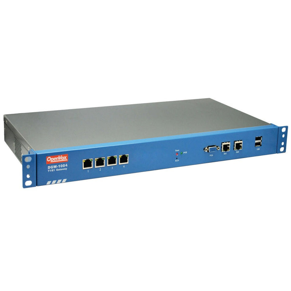 Openvox DGW-1004R 4 Port E1 T1 Rack Gateway w Redundant Power – OpenVoxusa